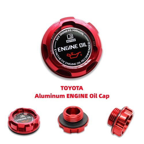 Aluminum ENGINE Oil Cap For Toyota COROLLA LEVIN AE86 MATRIX MR2 YARIS ...