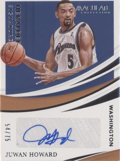 2020-21 Panini Immaculate Collection - Heralded Signatures Juwan Howard ...