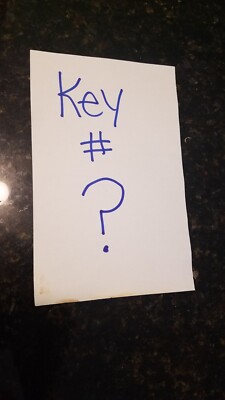 Coin Laundry Greenwald / ESD Key # Need a key but you don't know See ...