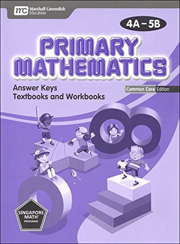 Primary Mathematics Answer Key Textbooks Workbooks 4a 5b Common Core ...