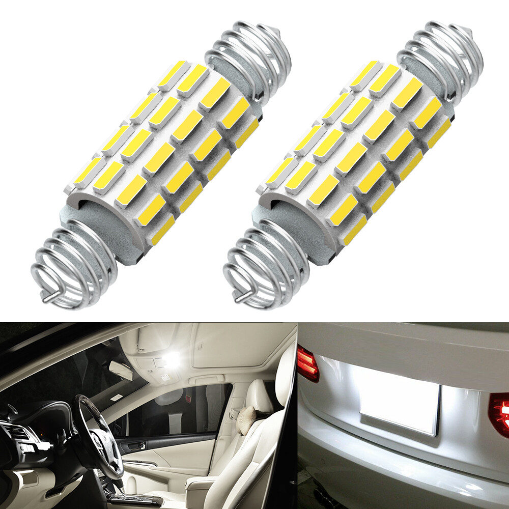 AUXITO 39mm-42mm LED INTERIOR LIGHT BULBS ULTRA WHITE For Car/Bus/Truck ...