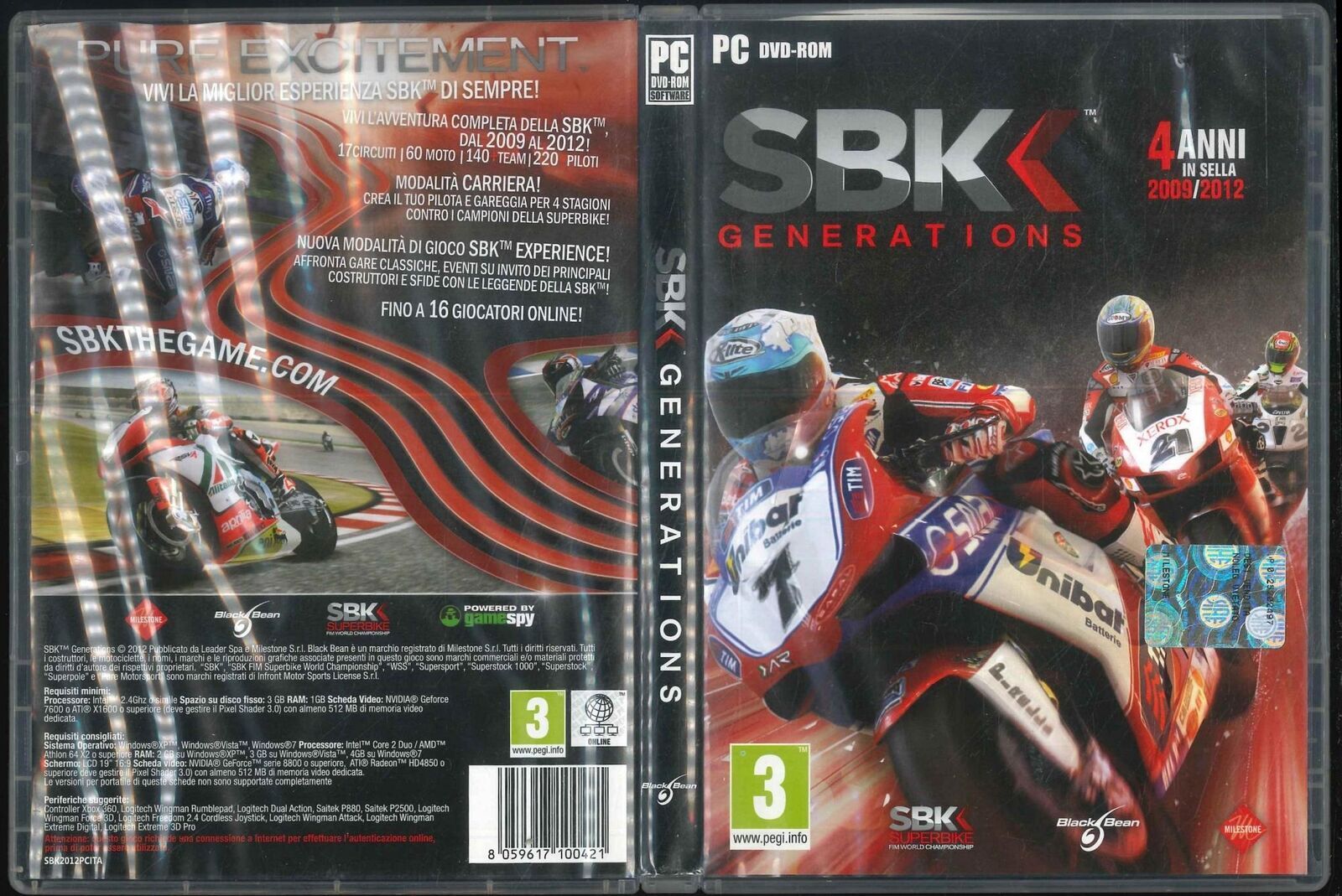 SBK GENERATIONS 2009 2012 | eBay