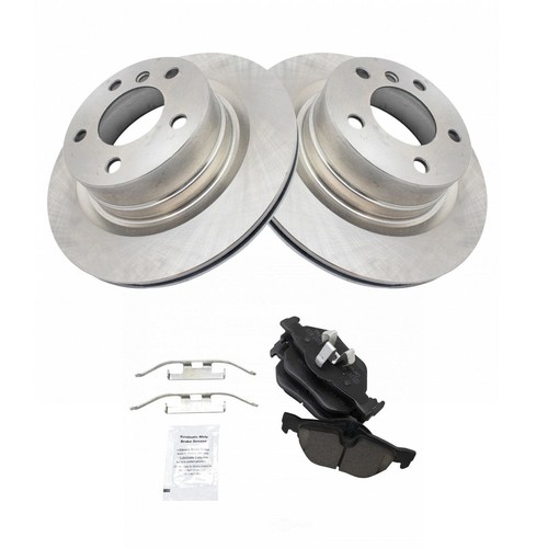 Disc Brake Kit-3 Piece Brake Pad and Rotor Kit TRQ BKA19465 fits 2009 ...