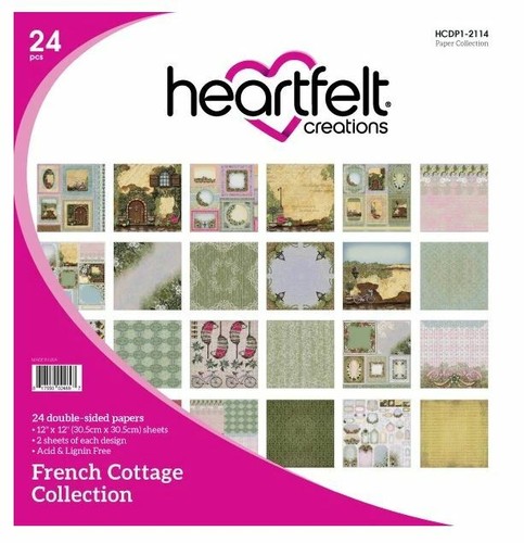Heartfelt Creations French Cottage Paper Collection Pad 24 Sheets ...
