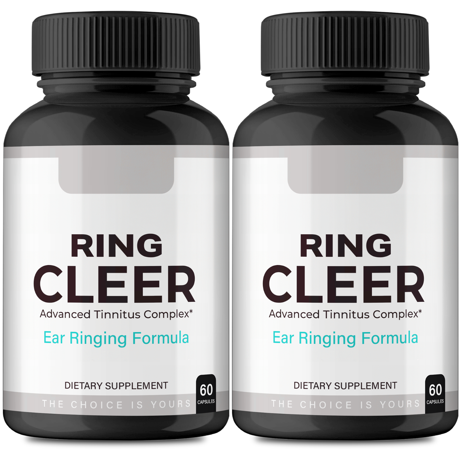 (2 Pack) Ring Cleer Tinnitus Relief for Ringing Ears Capsules (120 ...