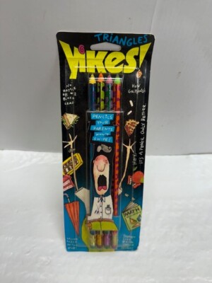Yikes! Triangle HB #2 Black Lead Pencils 4 Pack Vintage 90’s | eBay