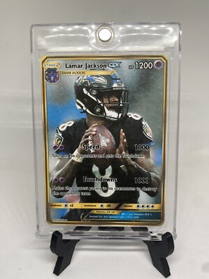 Lamar Jackson Pokémon Card Full Art | eBay