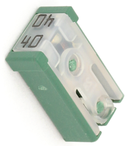 Littelfuse 0695040.PXPS Slotted MCASE+ Cartridge Fuse, 40A, 32V, Time ...