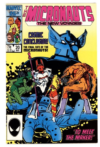 Micronauts (Vol. 2) #20 VF+ 8.5 1986 Bill Sienkiewicz Cover | eBay