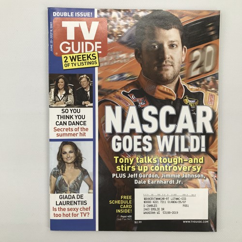 TV Guide July 8, 2007 Issue # 2830-2831 Subscription Edition Cover ...