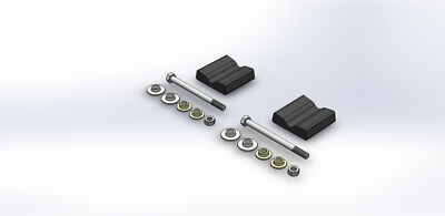 Slydog Mounting Kit for Powerhound Skis for Arctic Cat Pro Snowmobile ...