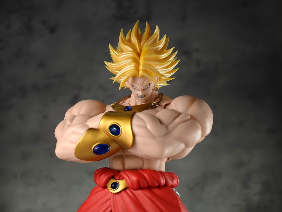 SH Figuarts Dragon Ball Z Broly Super Saiyan Custom Headsculpt DKO LSSJ ...