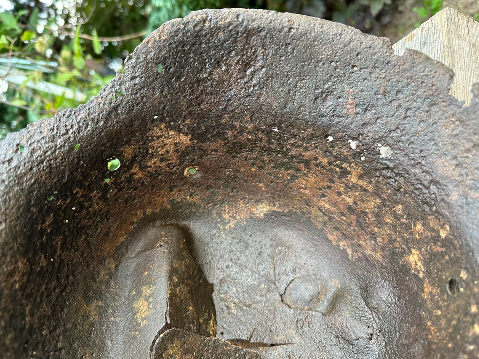 German WW2 M42 Helmet Relic – Size 62 / Found near Šiauliai, Lithuania ...