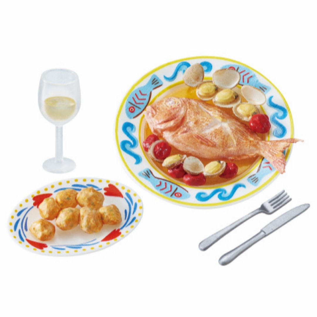 Petit Sample Series Small Street Corner Trattoria 5. Sea Bream Aqua ...