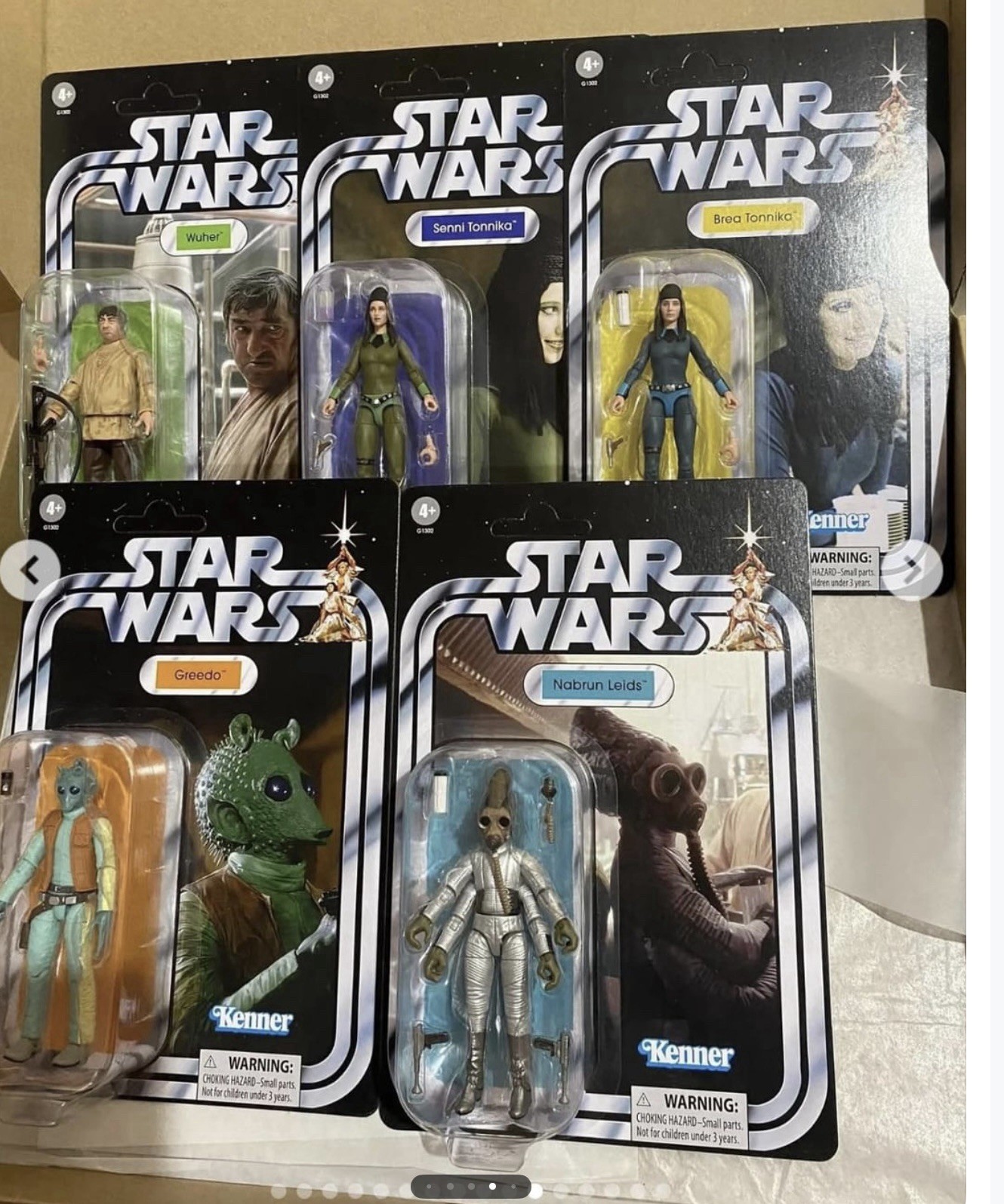 TVC Star Wars HASLAB Cantina FIGURES ONLY Wuher Tonnika Sisters Nebrun ...