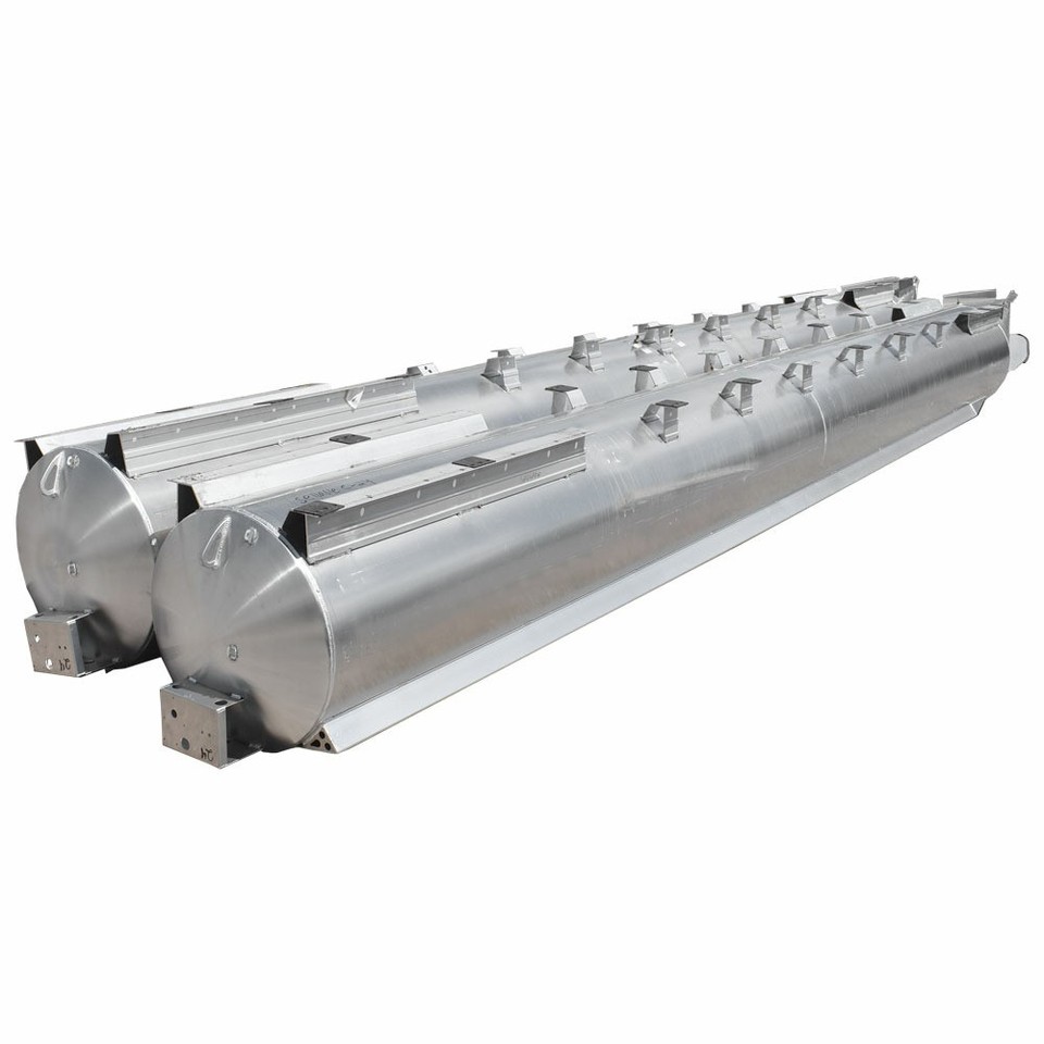 Pontoon Boat Log Float Tubes | with Strakes 24 FT x 25 Inch (Set of 2 ...