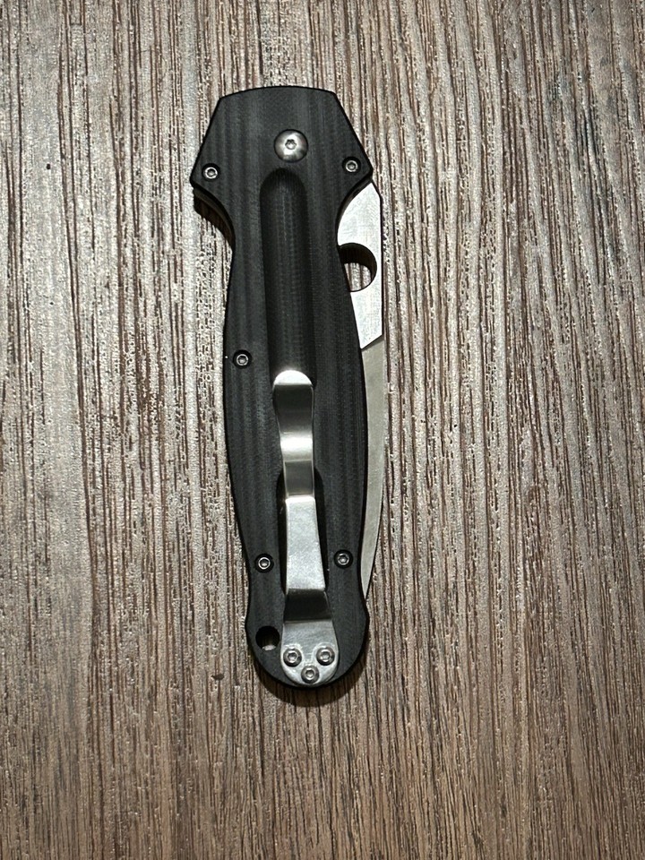 Ed Schempp EuroEdge Like Folding Knife Black G10 w/ Stainless Steel | eBay