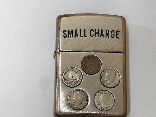ZIPPO 2003 solid copper SMALL CHANGE Zippo Lighter | eBay