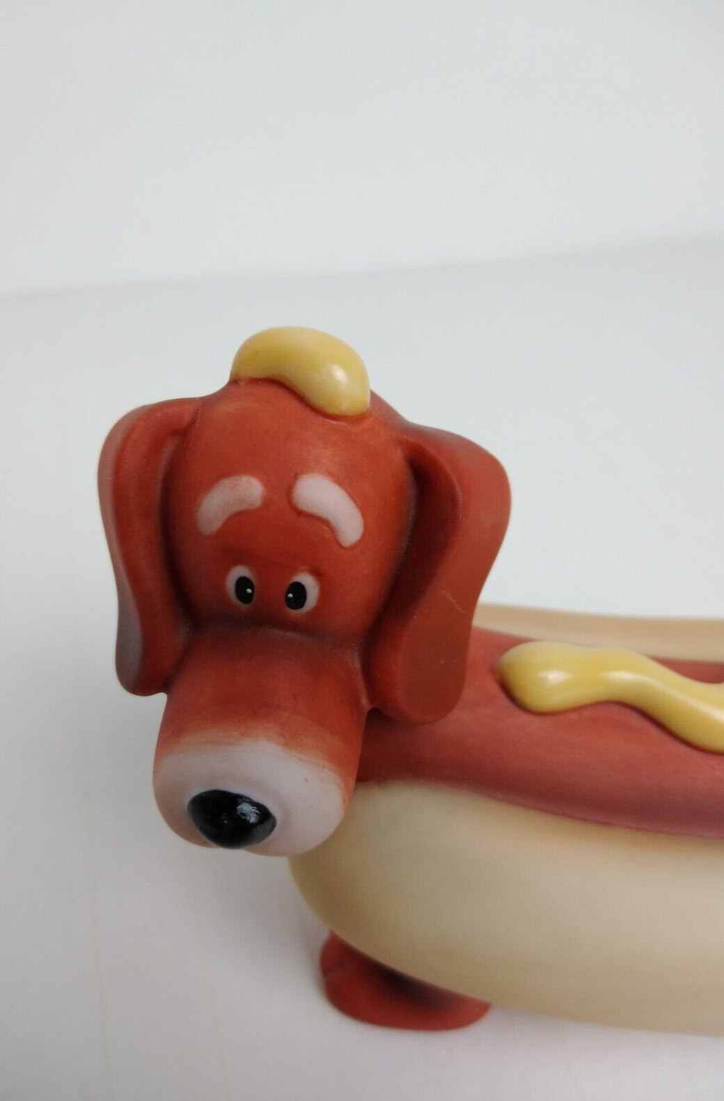 Enesco Stewart Moskowitz 1997 Hotdog Dachshund Figurine Rare | eBay