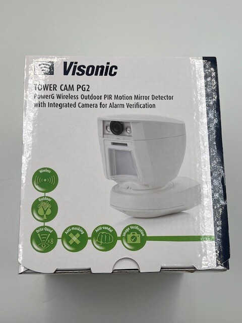 Visonic Towercam Pg2 Wireless Outdoor Mirror Pir Motion Visonic