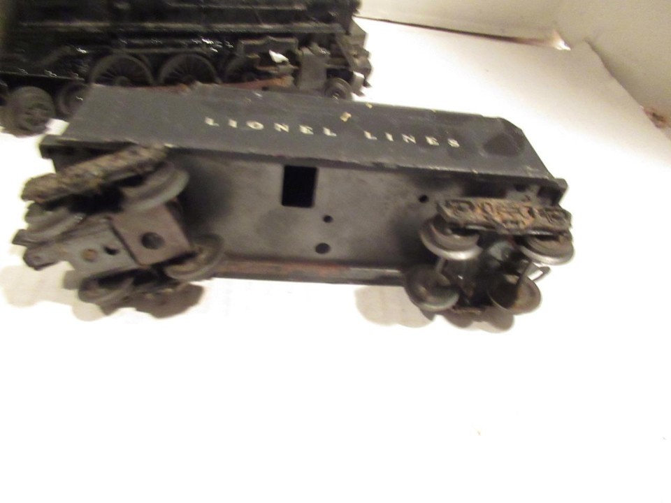 LIONEL TRAINS POST-WAR ORIGINAL 2026 DIECAST STEAM LOCO/TENDER- 0/027 ...