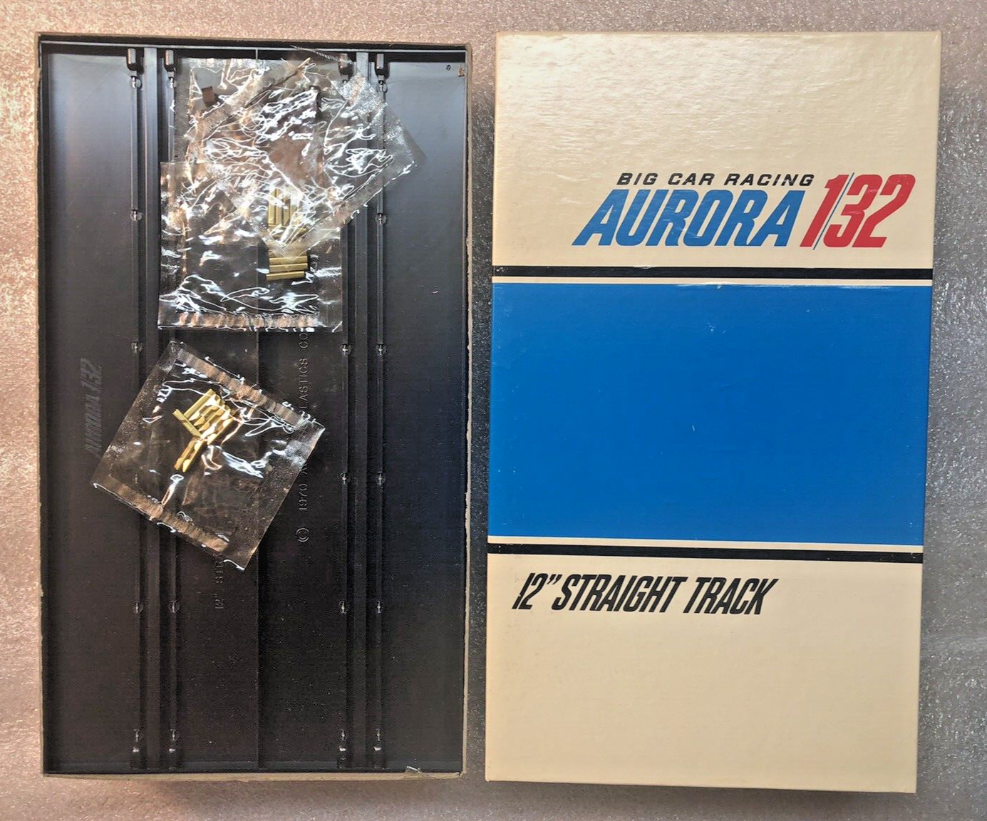 Lot/3 boxes Aurora 132 Track: Banked, Straight & Trestle New Old Stock ...