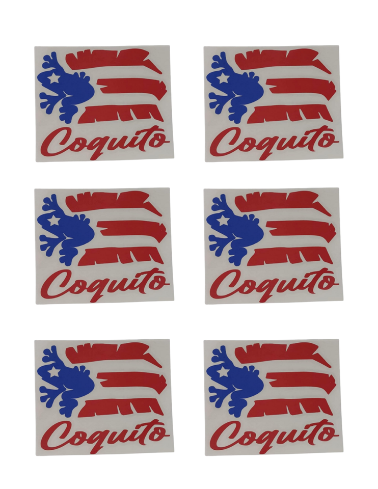 Coquito Bottle Puerto Rico Flag Coquito Decal Sticker Glass Bottle ...
