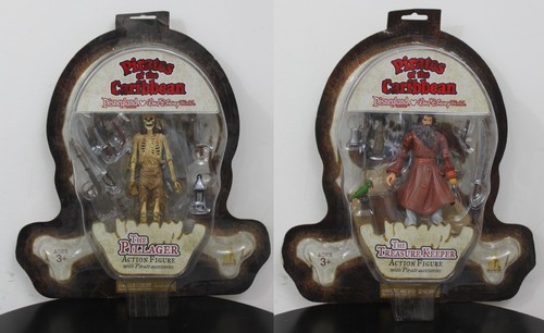 2-SET TREASURE KEEPER & VARIANT PILLAGER FIGURES Pirates Caribbean Park ...