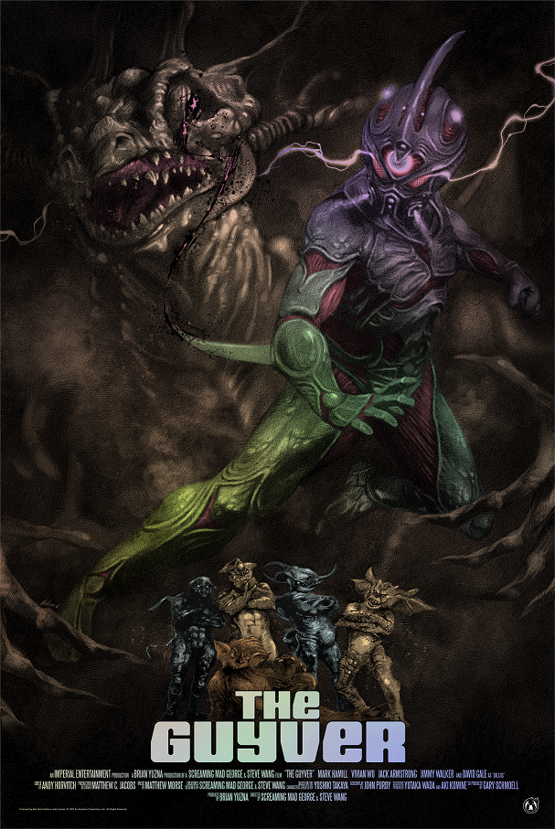 Guyver FOIL by Richard Hilliard Ltd Edition x/15 Poster Print Mondo ...