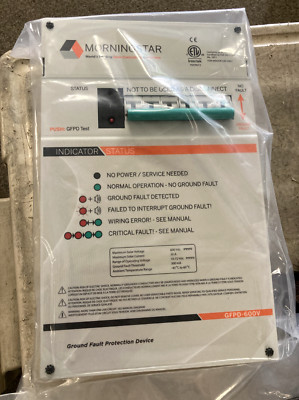 Morningstar GFPD-600V Ground Fault Protection Device 600 Volt Open box ...