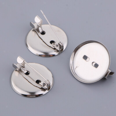 100pcs DIY CREATIVE BROOCH BADGES COMPONENT VARIOUS SIZES CRAFT ...