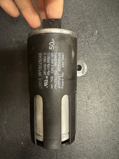 Whirlpool Maytag Washer Start Run Capacitor W11162560, W11395618 ...