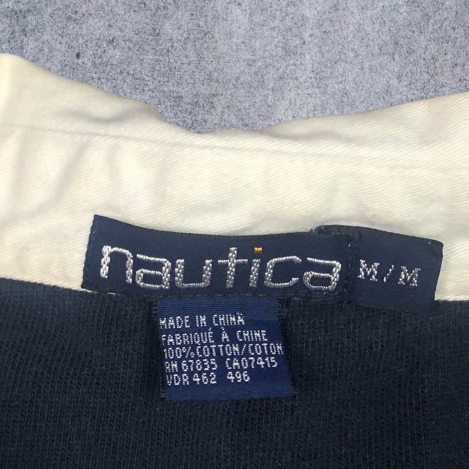 Vintage 90s Nautica Blue Water Challenge Long Sleeve … - Gem