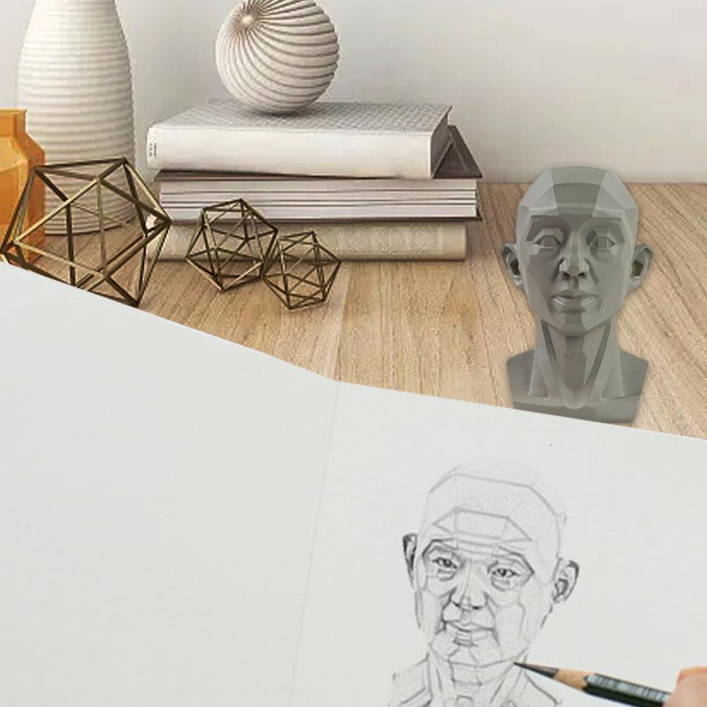 Planar Head Model For Artists Learn Planes of Face, Manikin Model ...