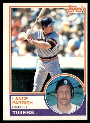 1983 TOPPS LANCE PARRISH DETROIT TIGERS #285 | eBay