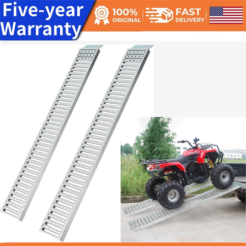 Set of 2 Truck Ramps with 1000lbs Capacity 72x9 Inch Loading ATV Ramp ...