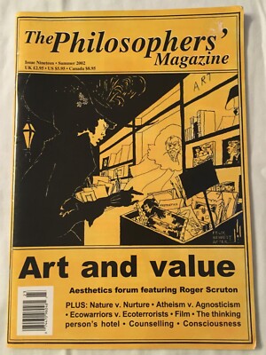 The Philosophers' Magazine Issue 19 Summer 2002. Aesthetics. | eBay