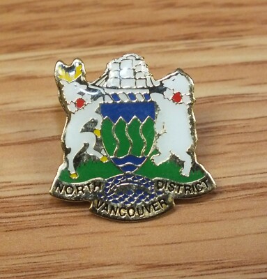 North District Vancouver British Columbia Collectible Enamel Lapel Pin ...