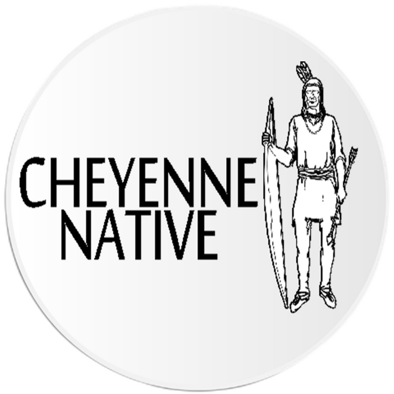 Cheyenne Native - 25 Pack Circle Stickers 3 Inch - American Indian ...