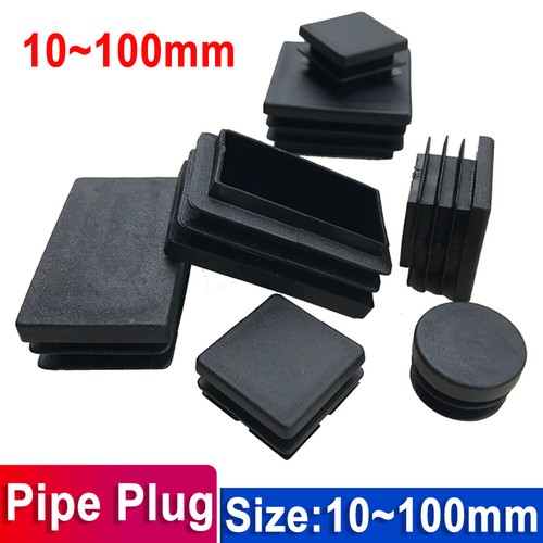 Square Plastic End Caps Blanking Plugs Tube Box Section Inserts ...