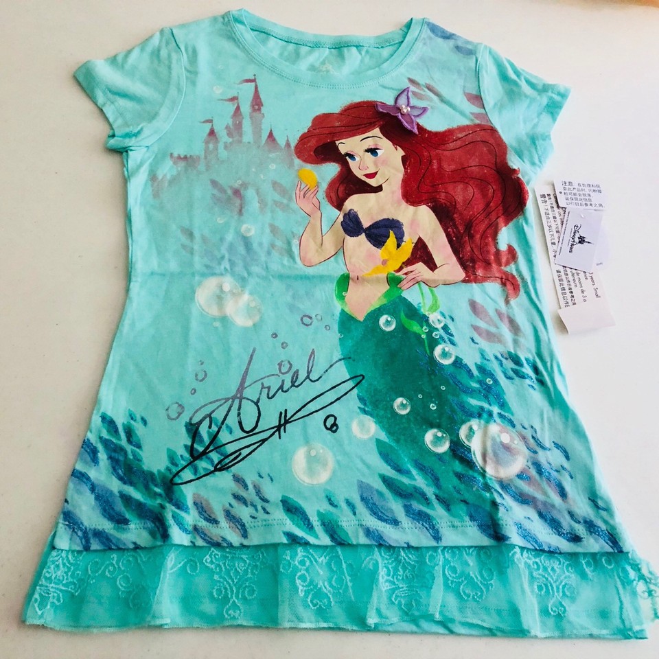 Disney Parks Store Ariel Signature T-Shirt for Kids Girls The Little ...