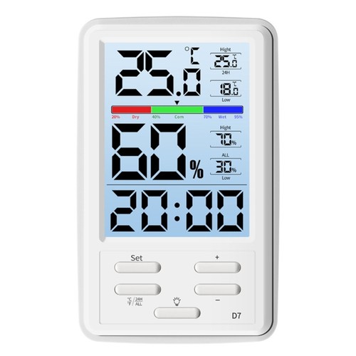 Large Screen Hygrometer for Comfort in Various Indoor Space | eBay