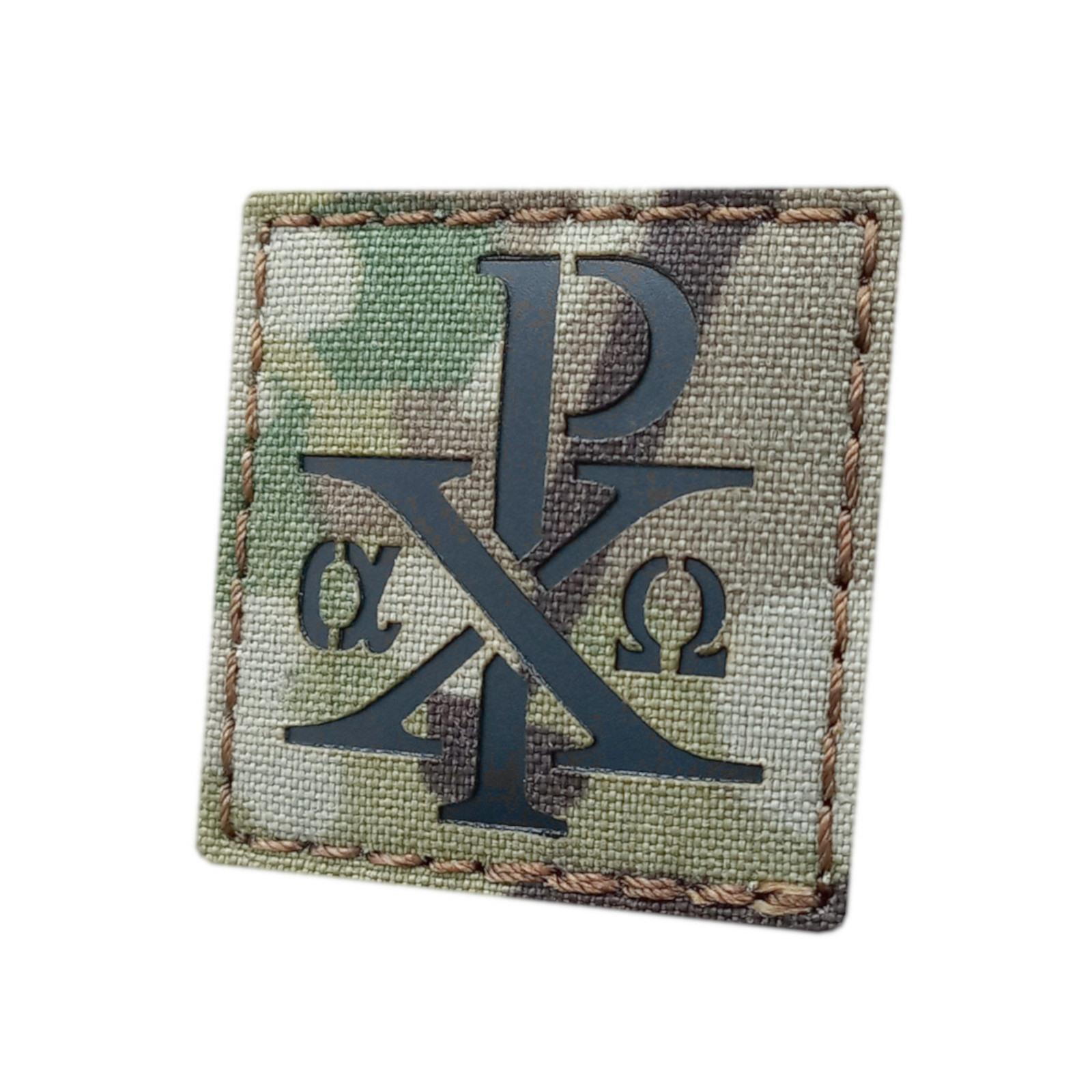 Chi Rho Jesus Christ Christogram multicam 2x2 Lasercut Symbol patch | eBay