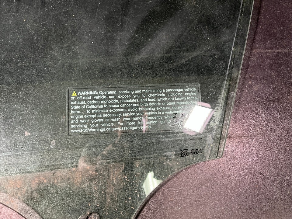 18-22 BMW X3 G01 FRONT LEFT DRIVER SIDE DOOR WINDOW GLASS GLAZING OEM ...