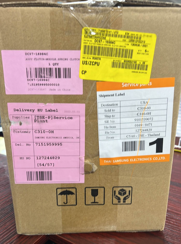 DC97-16984C Clutch Module Assembly ; Spring Clutch | eBay