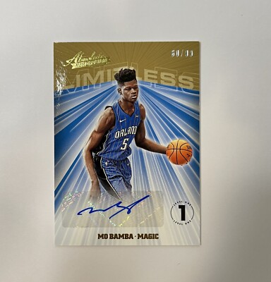 2018-19 Absolute Memorabilia Limitless Signatures /99 Mo Bamba Rookie Auto RC | eBay