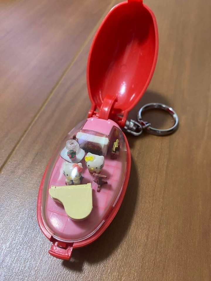 Sanrio Hello Kitty Kitty Mimmy Pocket Critter Vintage Red Takara From ...