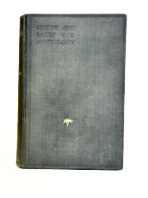 Greek And Latin Anthology Part 2 (William Stebbing - 1923) (ID:98552 ...