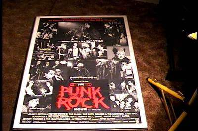 PUNK ROCK MOVIE ORIG MOVIE POSTER '78 SEX PISTOLS SIOUXSIE BANSHEES ...