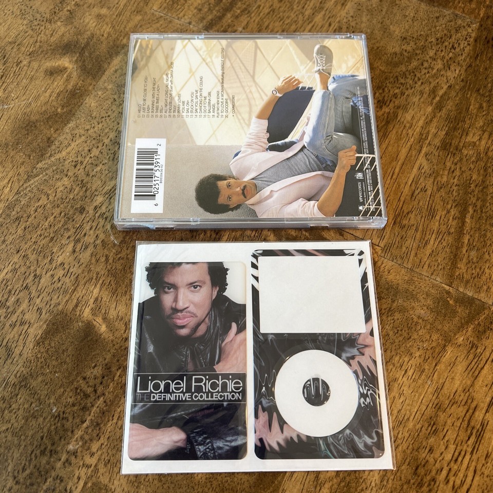 Definitive Collection by Lionel Richie (CD) W/ VERY RARE IPOD PROTECTOR ...